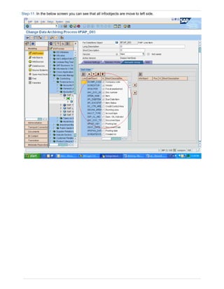Sap bi step by step procedure for data archiving by adk and reloading ...