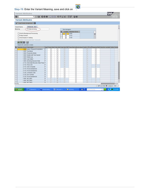 Sap bi step by step procedure for data archiving by adk and reloading archived data | PDF