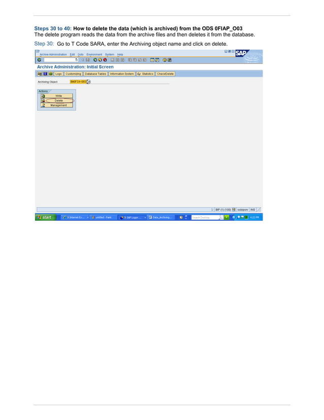 Sap bi step by step procedure for data archiving by adk and reloading ...