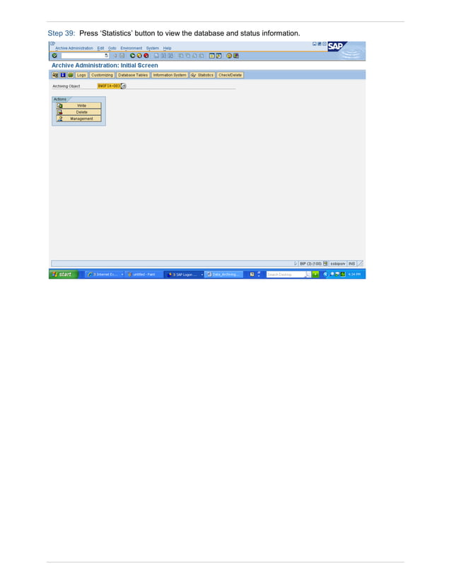Sap bi step by step procedure for data archiving by adk and reloading archived data | PDF