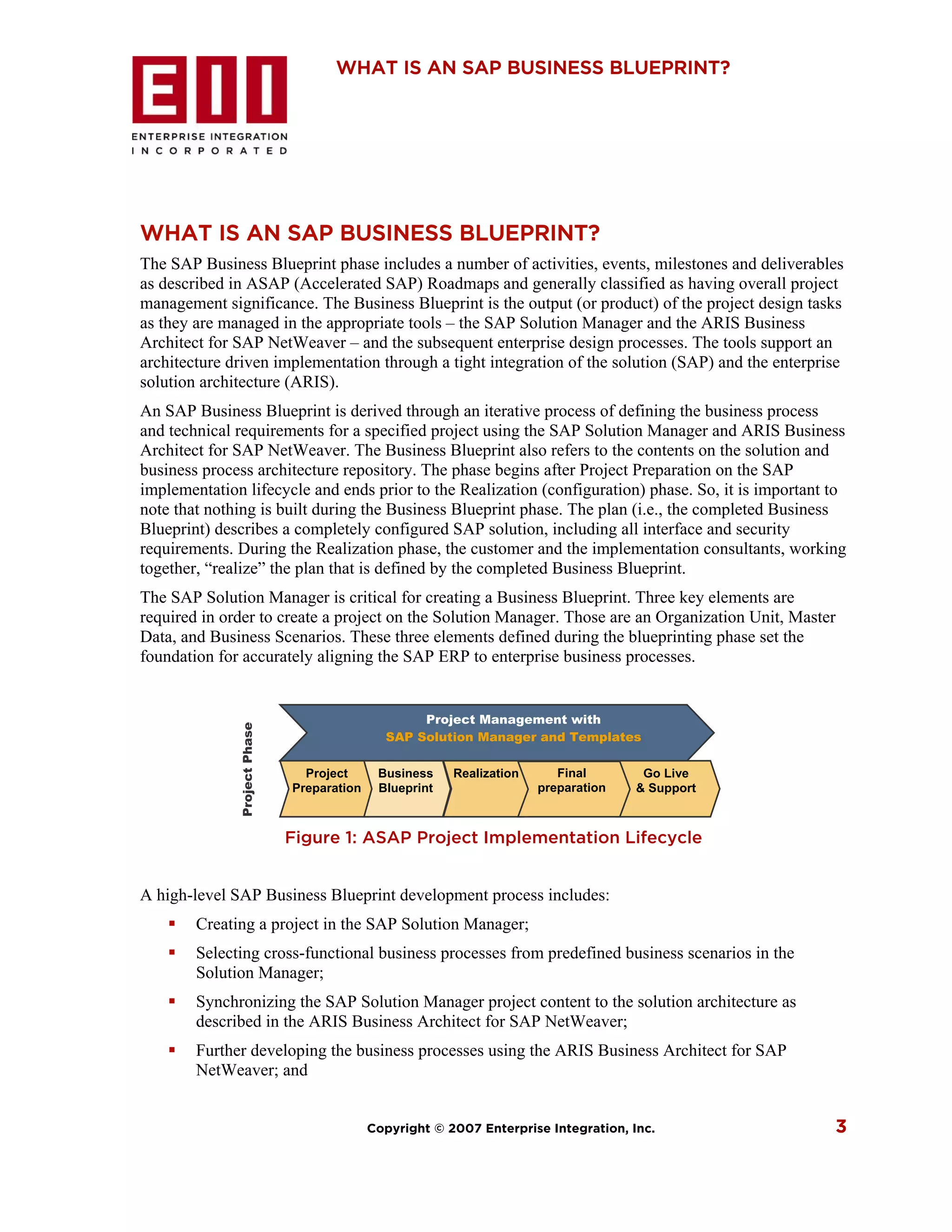 Sap business-blueprint1 | PDF