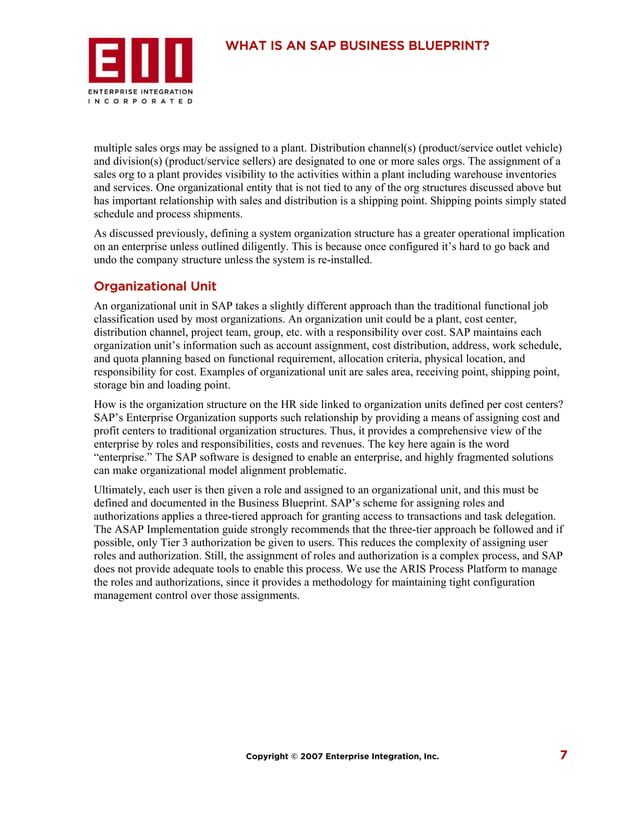 Sap business-blueprint1 | PDF