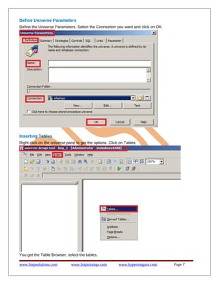 Sap business-object-universe-design-lab-ii | PDF