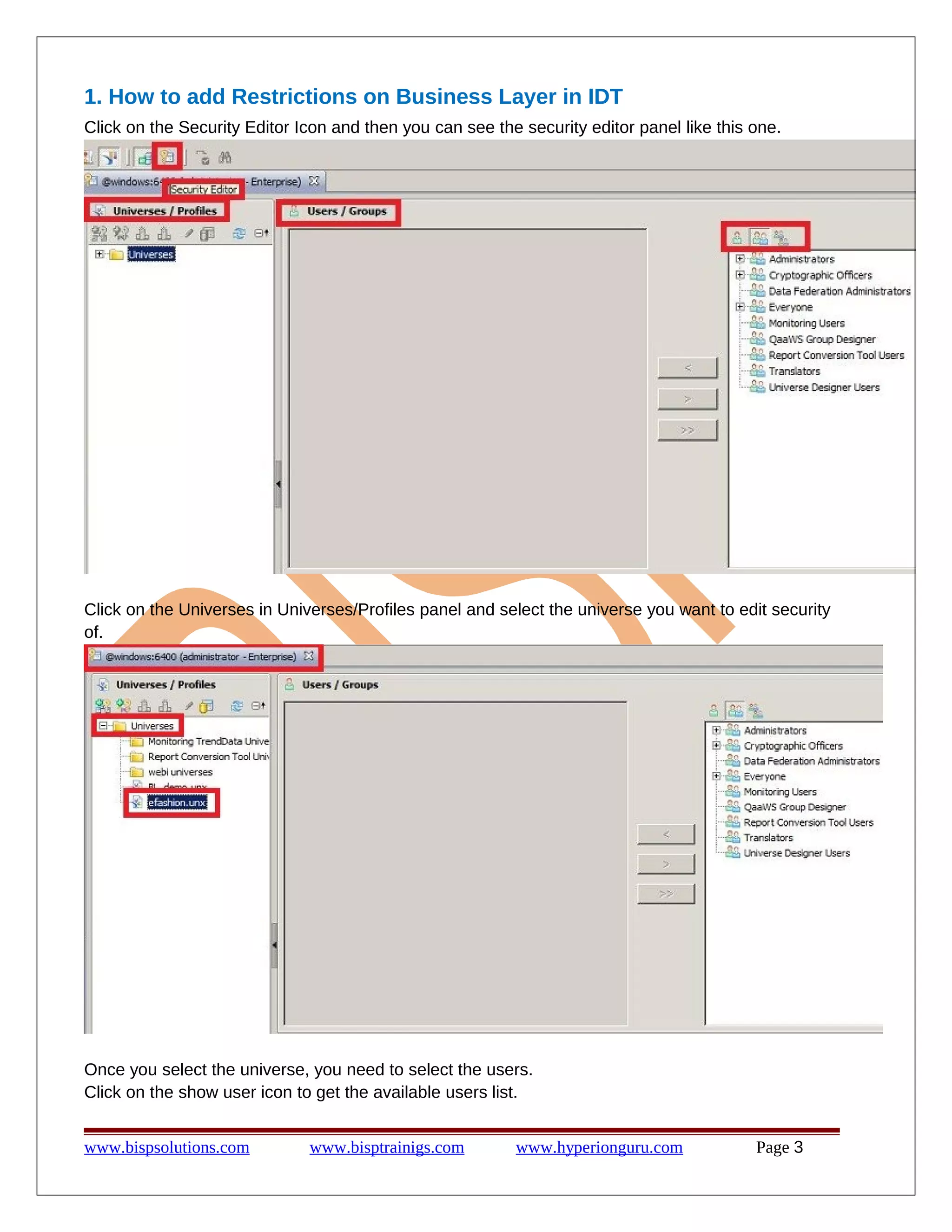 Sap business-object-universe-idt-lab-i | PDF