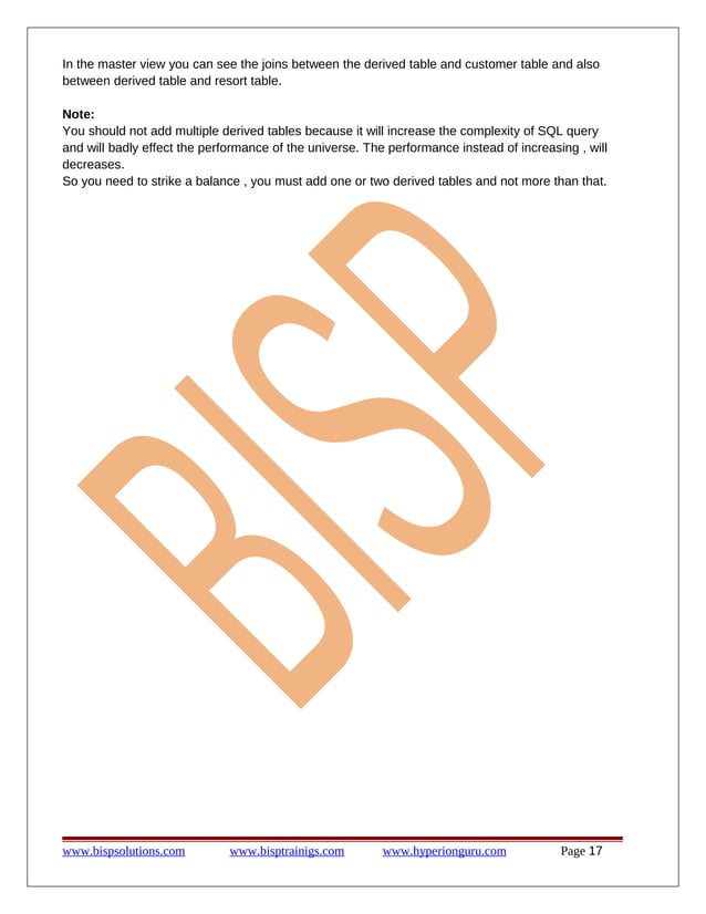 Sap business-object-universe-idt-lab-i | PDF | Databases | Computer ...