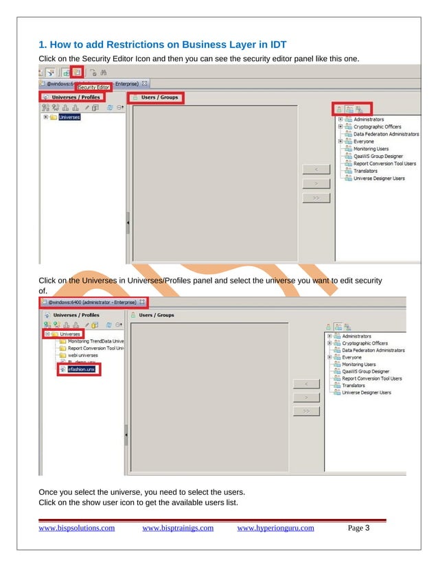 Sap business-object-universe-idt-lab-i | PDF | Databases | Computer Software and Applications