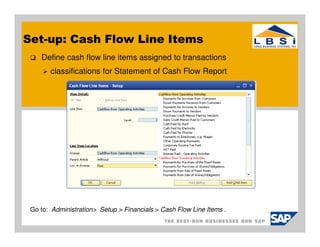 SAP Business-One-Cash-Flow-Reporting | PDF
