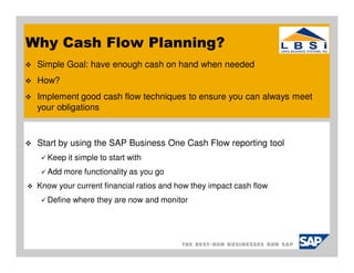 SAP Business-One-Cash-Flow-Reporting | PDF