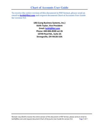 Chart of Accounts Setup in SAP Business One version 9.0 | PDF