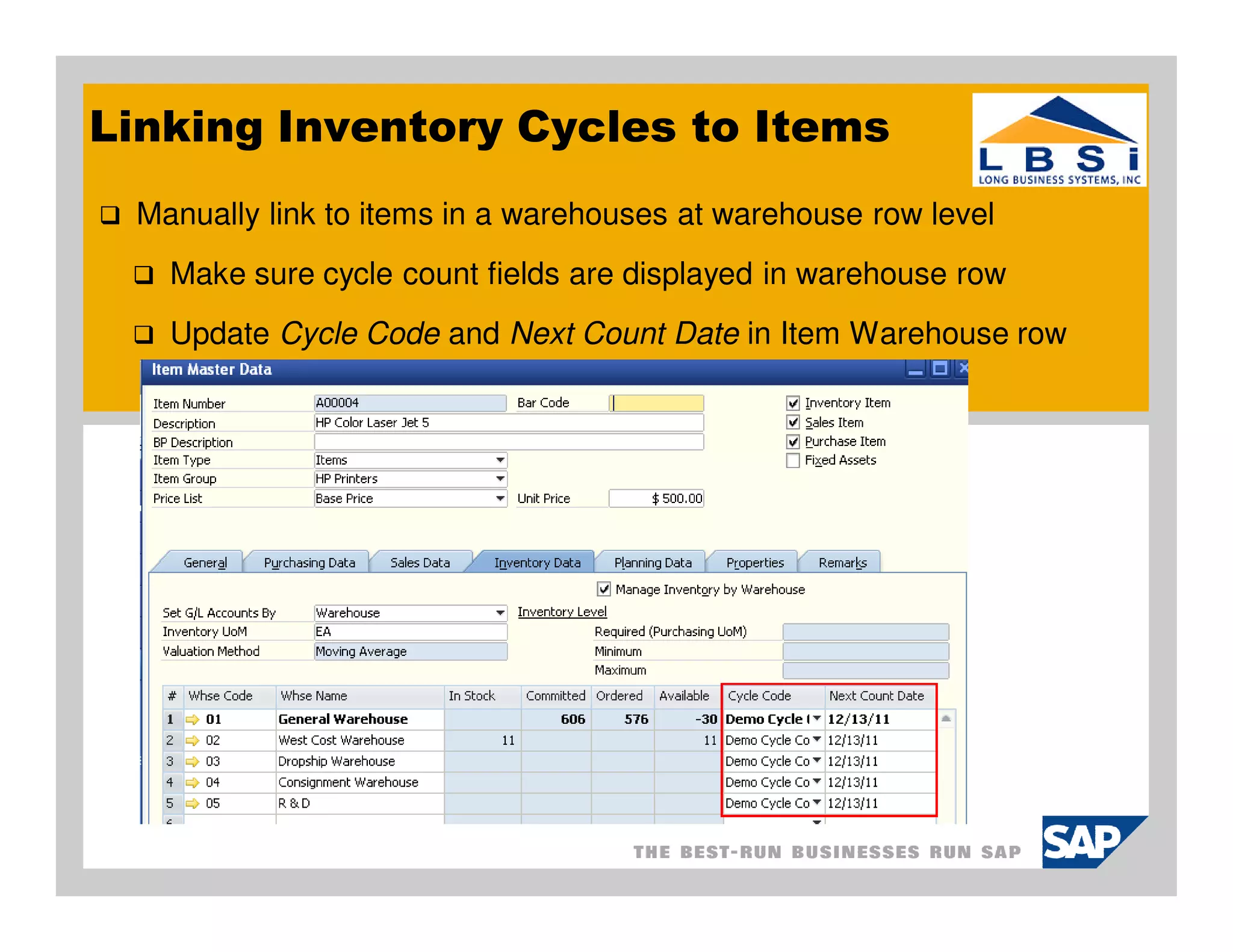 Sap business-one-inventory-management | PDF