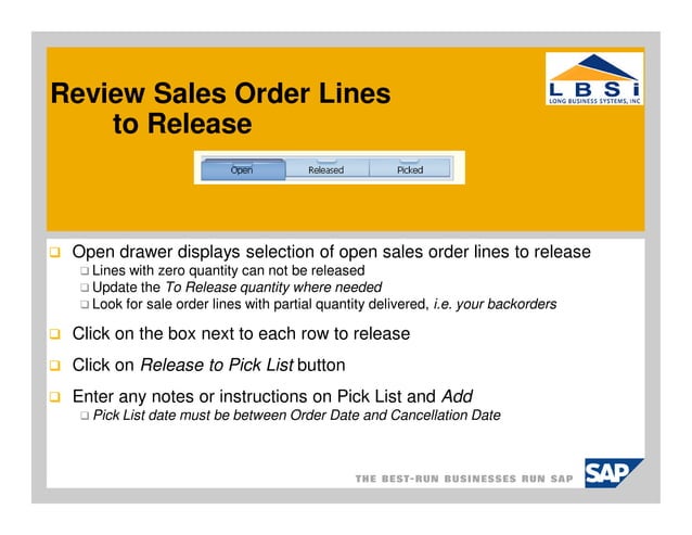 SAP Business-One-Pick-and-Pack | PPT