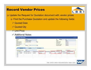 Sap business-one-purchase-quotation | PDF