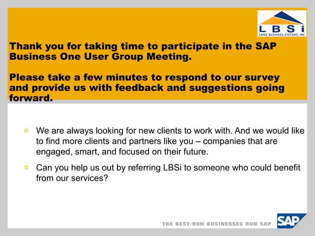 SAP Business-One-Queries-Introduction | PPT