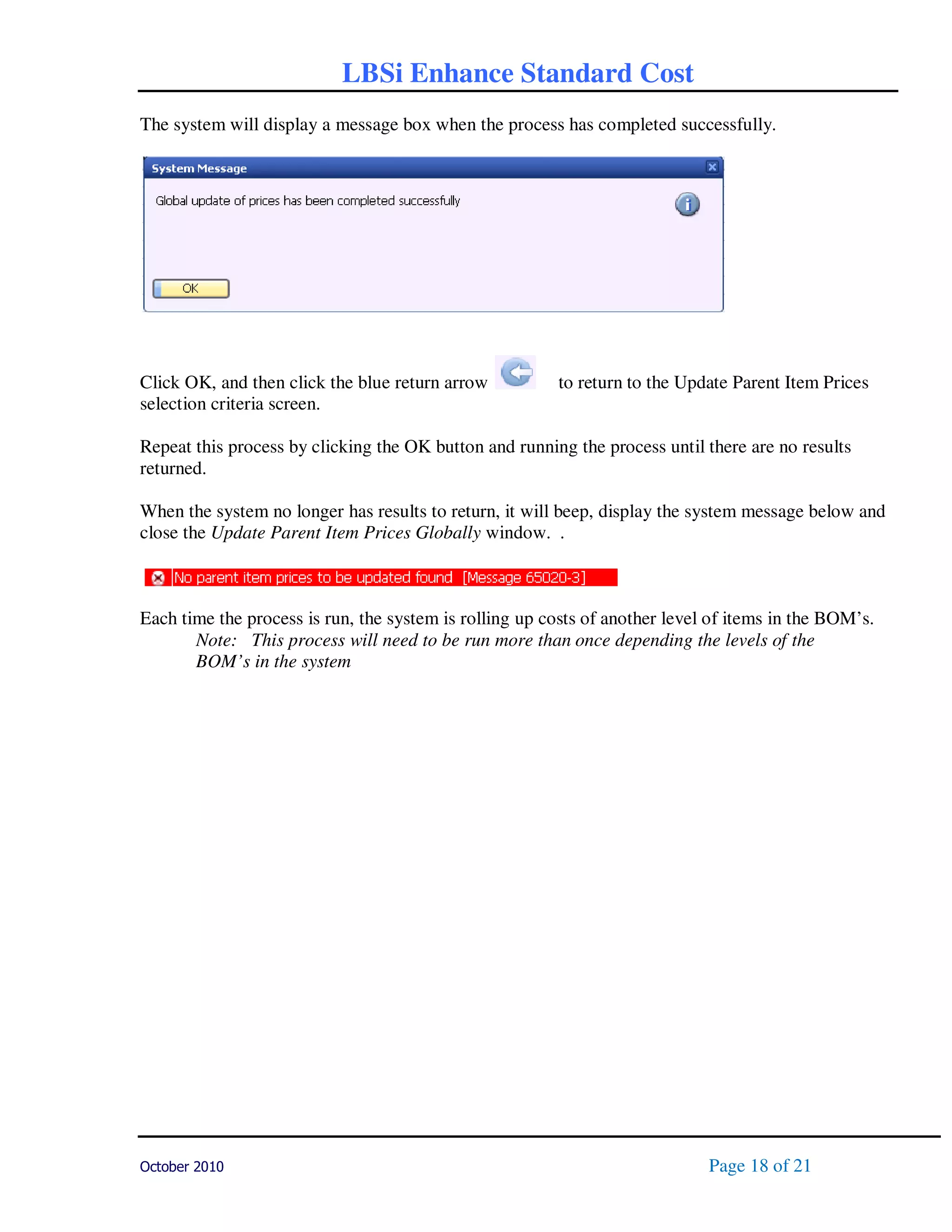 Sap business-one-standard-cost-roll-up-guide | PDF