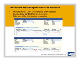 Sap Business-One-Version8-cool-features | PDF