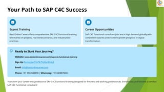 SAP-C4C-Functional-Explained(online Training) | PPTX