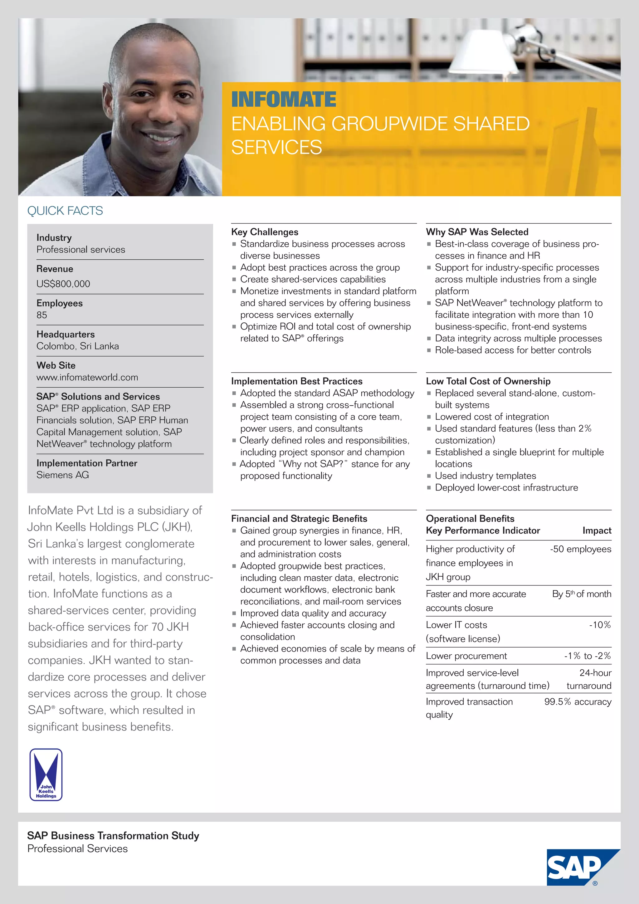 Sap case study | PDF