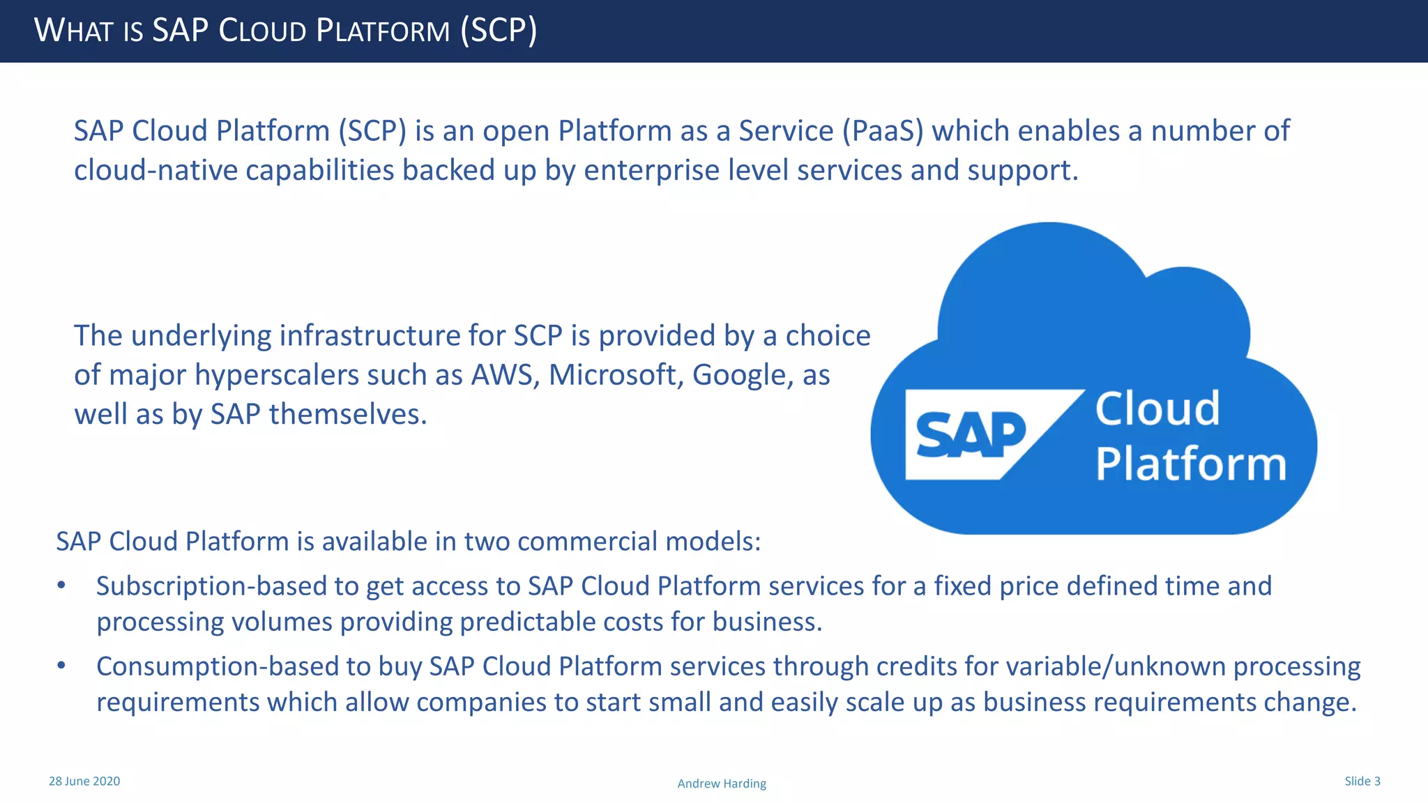 SAP Cloud Platform - Integration, Extensibility & Services | PDF