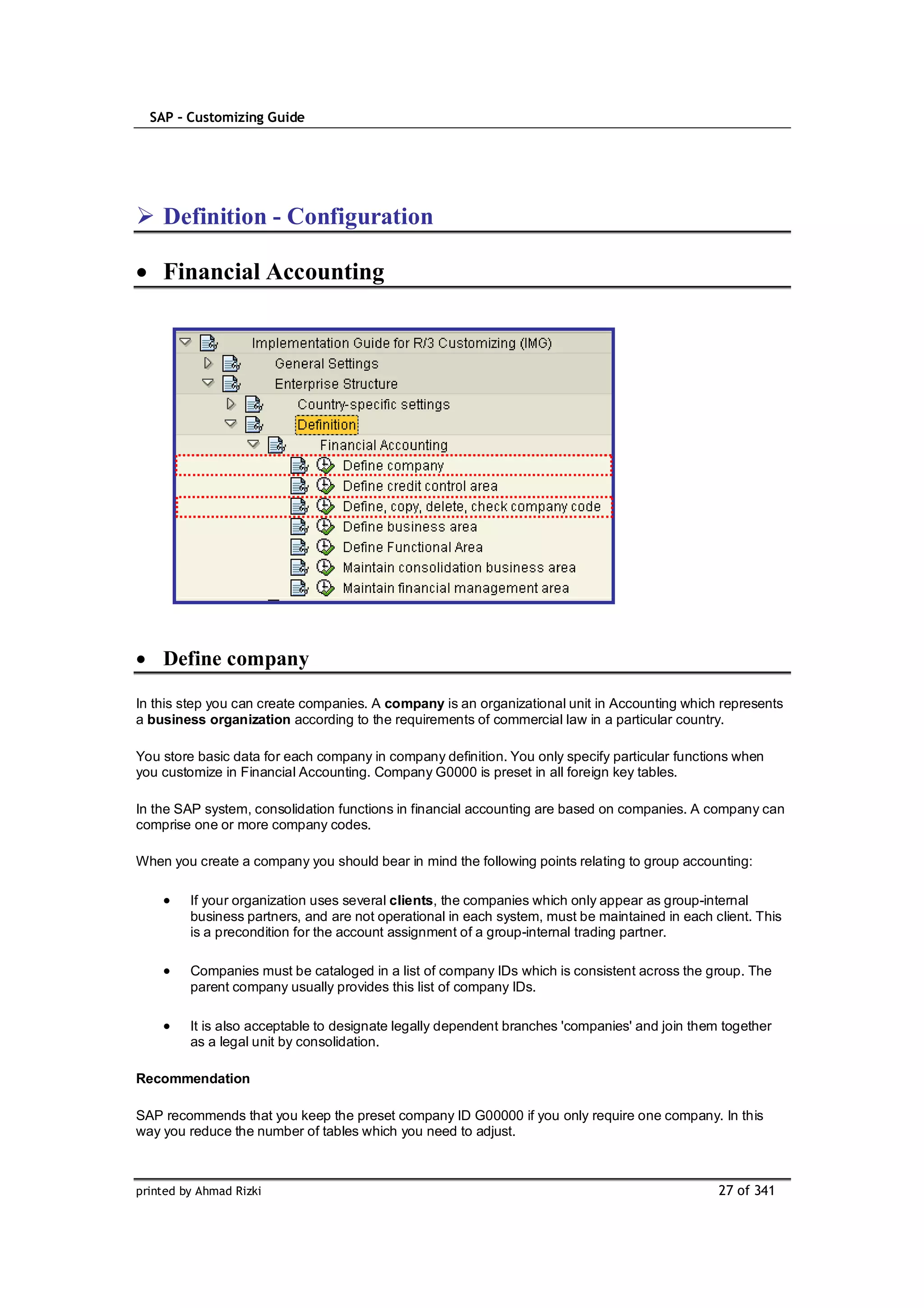 Sap configuration-guide | PDF