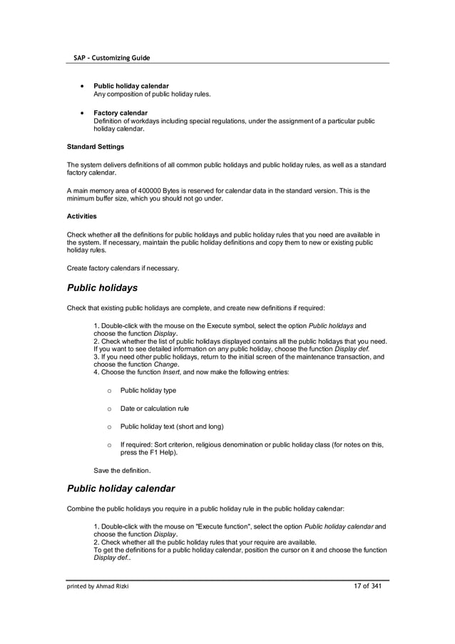 Sap configuration-guide | PDF