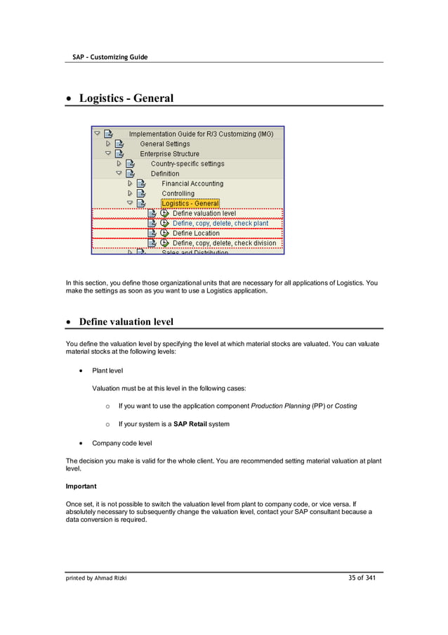 Sap configuration-guide | PDF