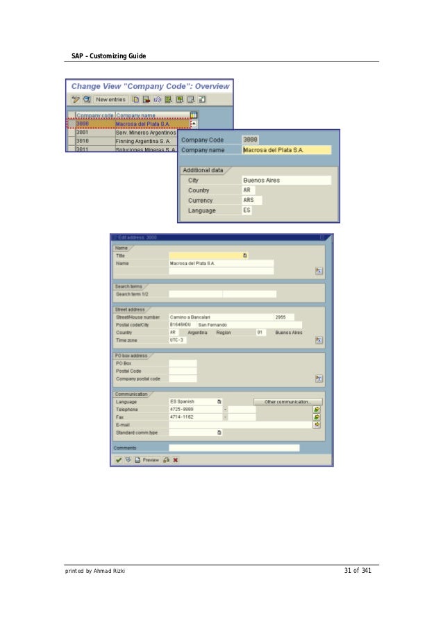 Sap Configuration Guide