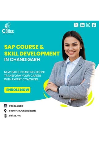 Best SAP Certification Course in Chandigarh | CBITSS | PDF