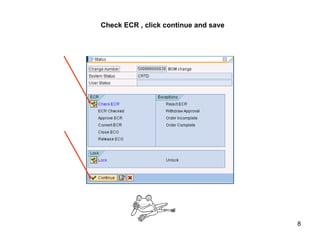 SAP Creating ECR | PPT