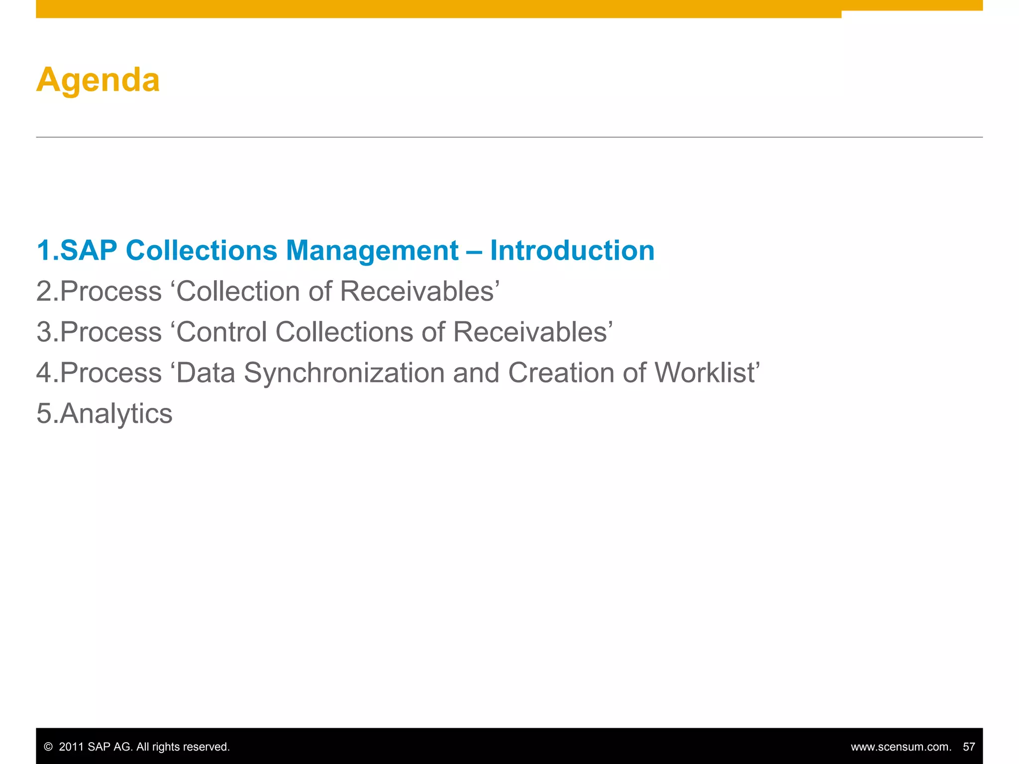 Sap credit-and-collection-management | PDF