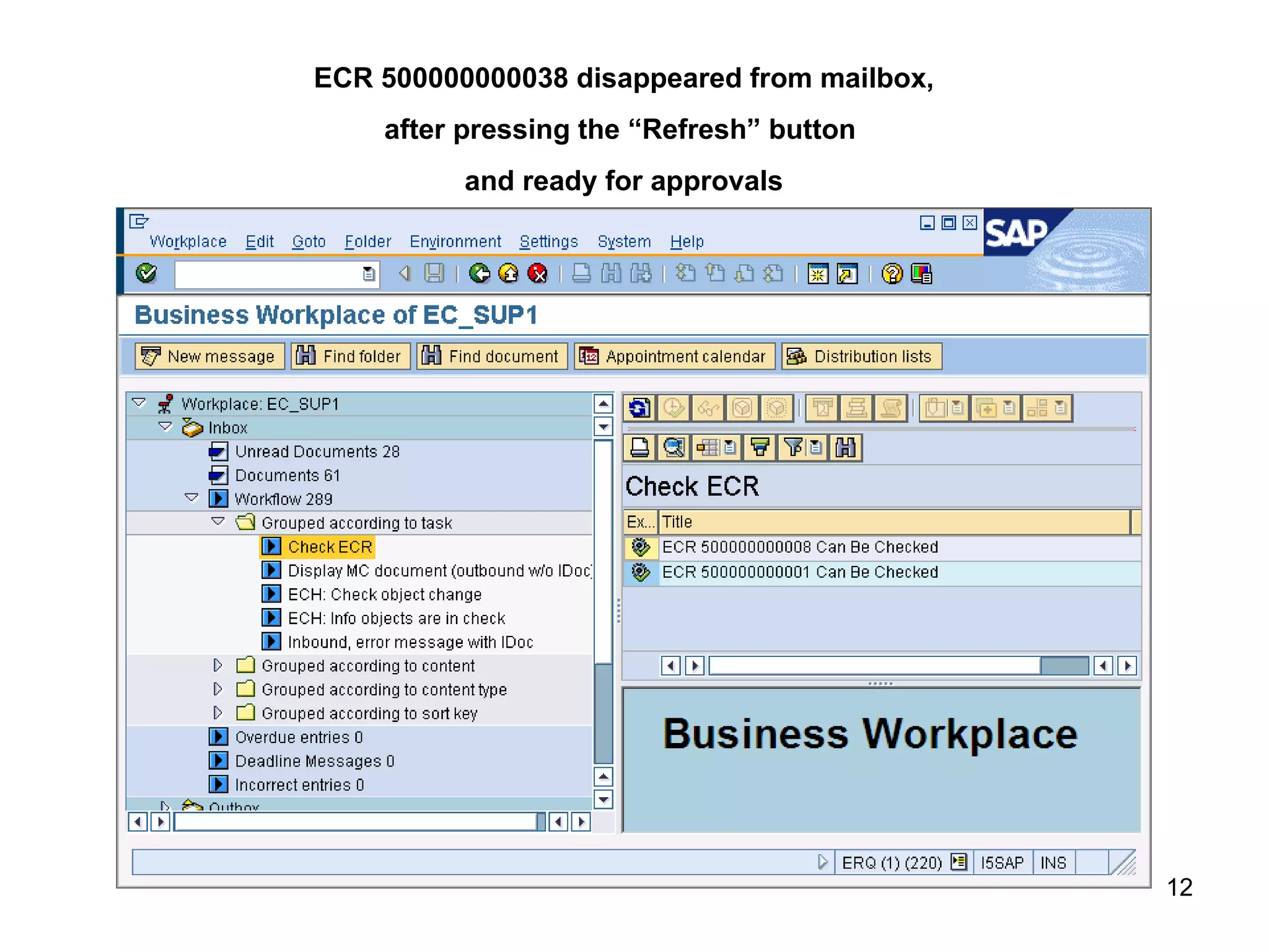 SAP: ECR, ECO, BOM | PPT