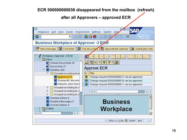 SAP: ECR, ECO, BOM | PPT