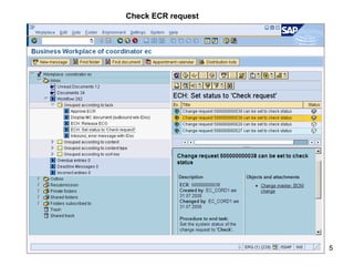 SAP: ECR, ECO, BOM | PPT