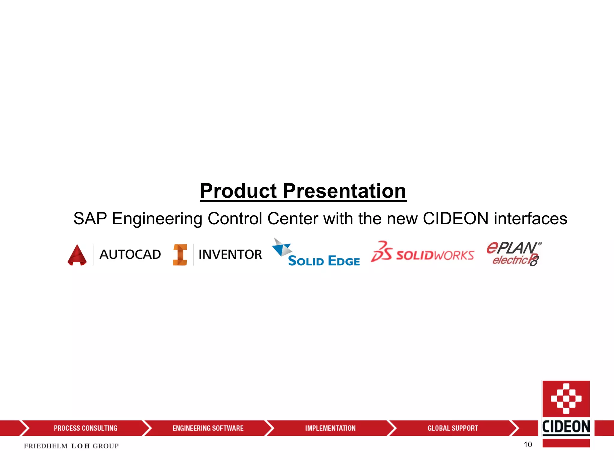 CIDEON SAP Engineering Control Center | PDF