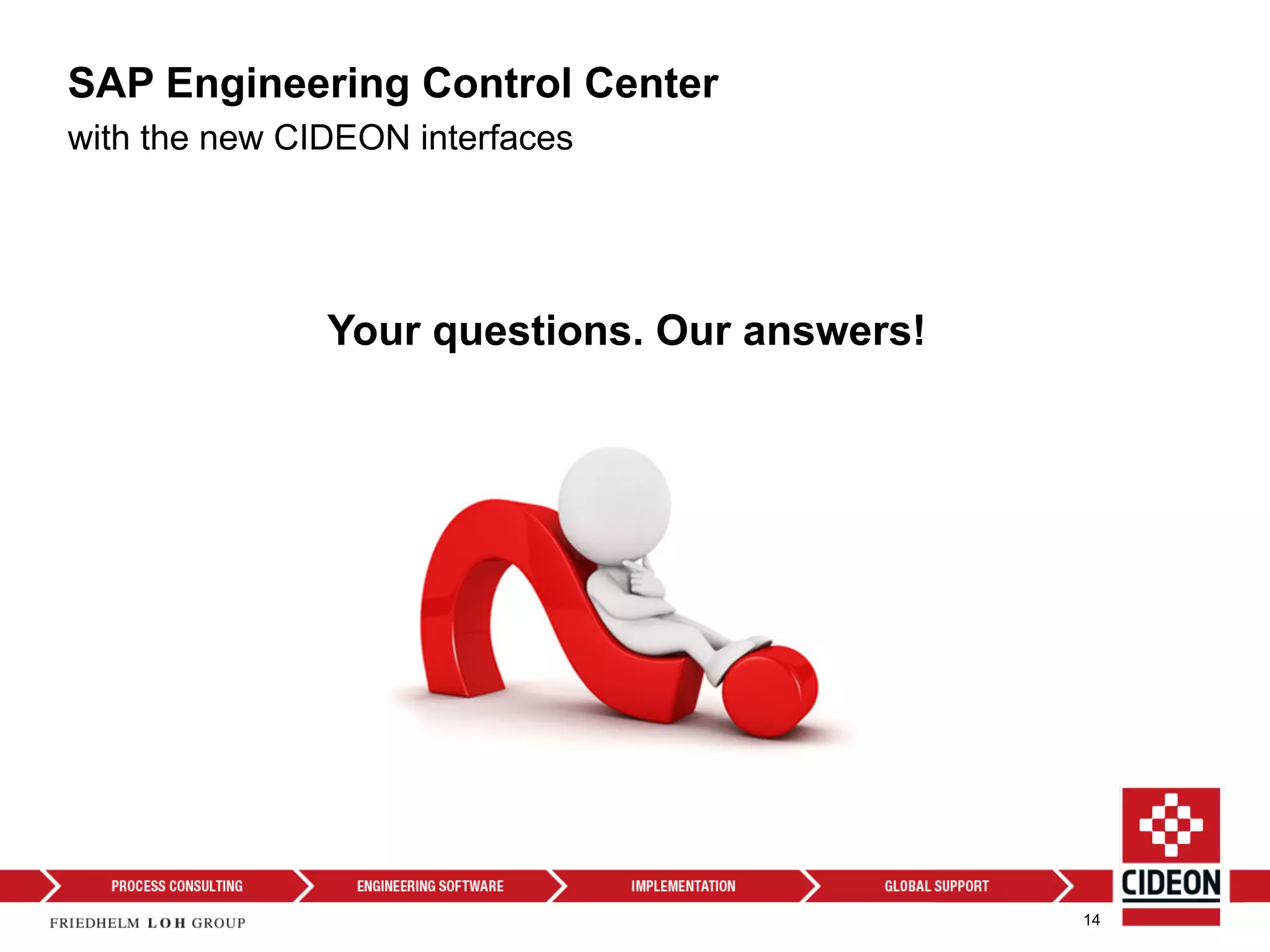 CIDEON SAP Engineering Control Center | PDF