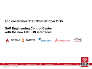 CIDEON SAP Engineering Control Center | PDF