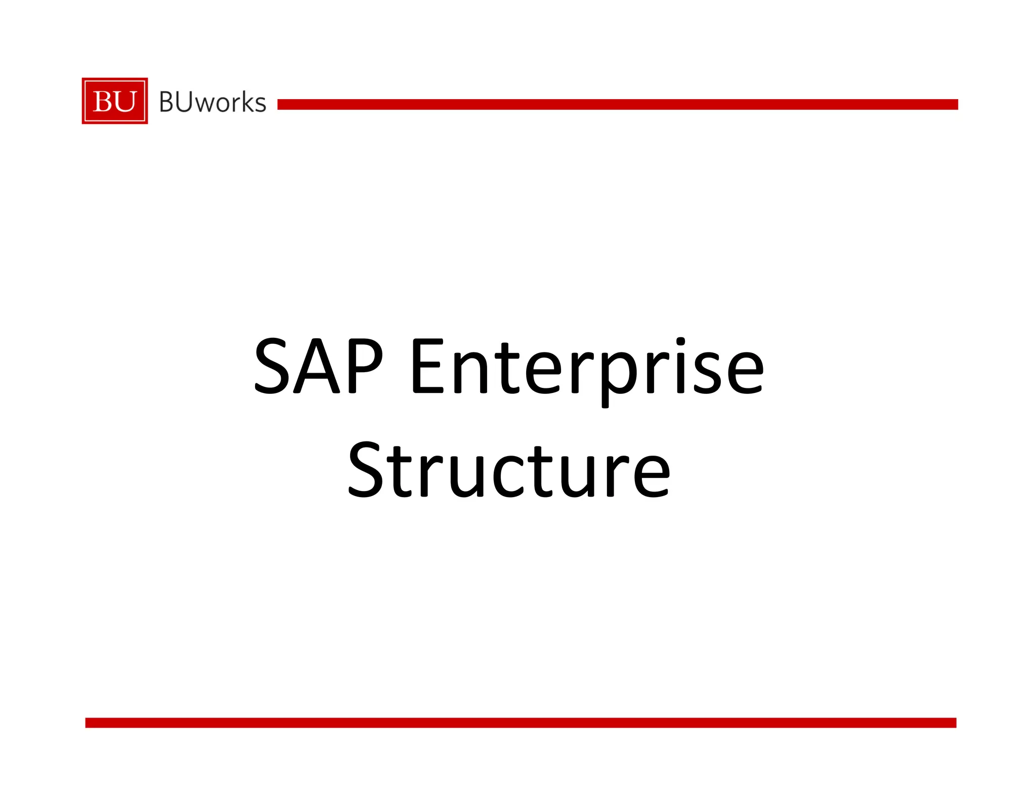 SAP-Enterprise-Structure SAP-Enterprise-Structure | PDF