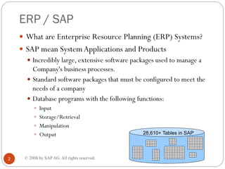Sap erp | PDF