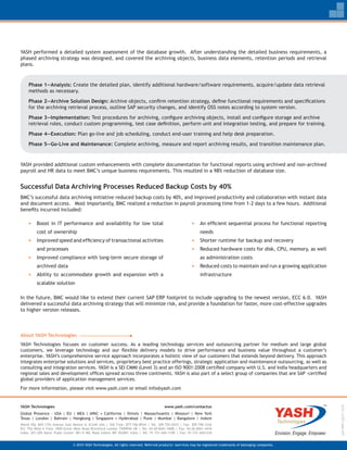 Data Archiving Reduced Payroll Processing Time | PDF