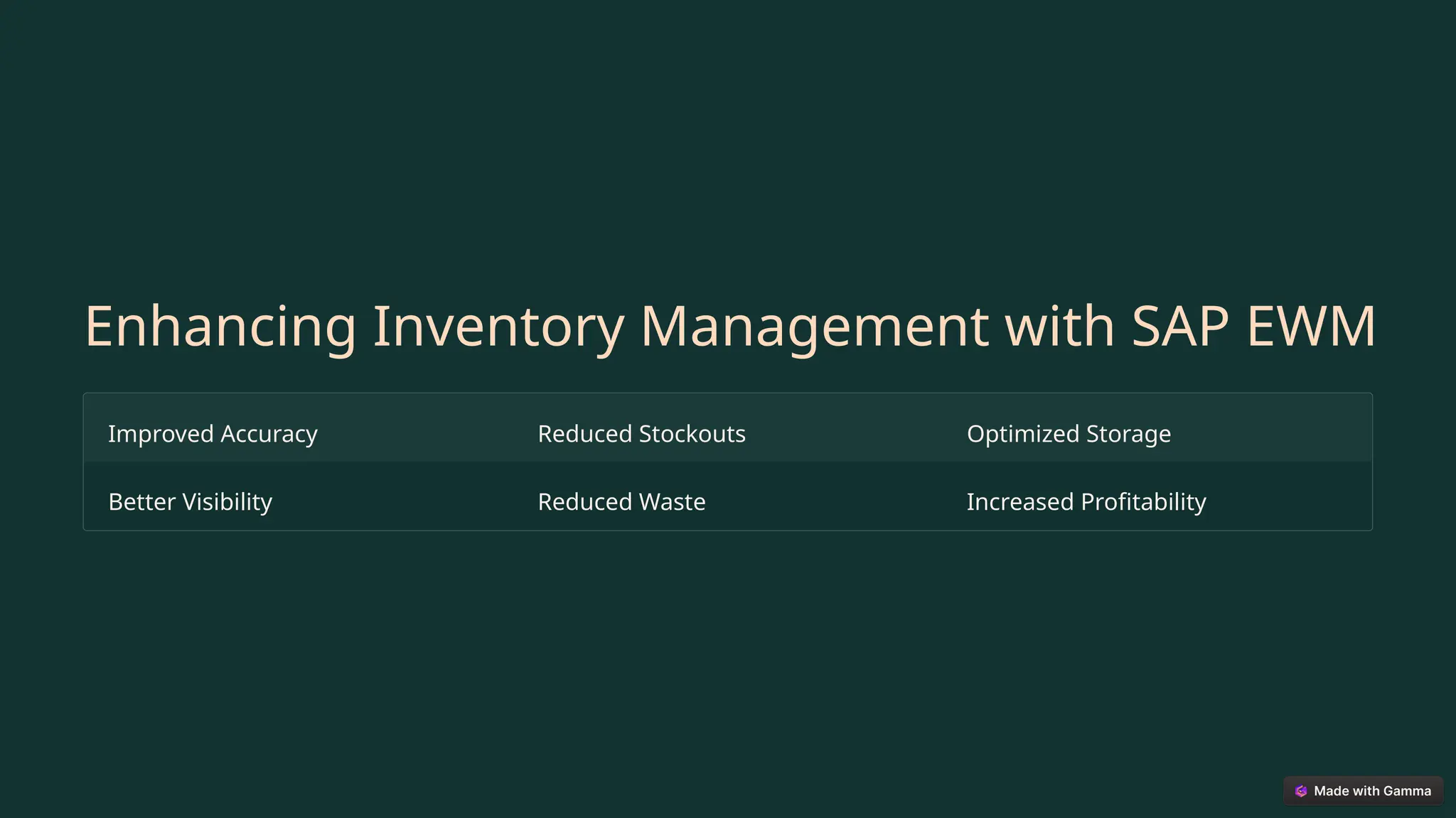 SAP-EWM-Courses-Transforming-Warehouses. | PPTX | Logistics | Business