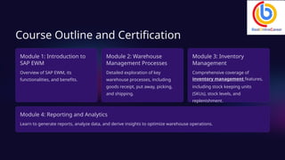 SAP-EWM-Online-Training-Inventory skills | PPTX | Logistics | Business