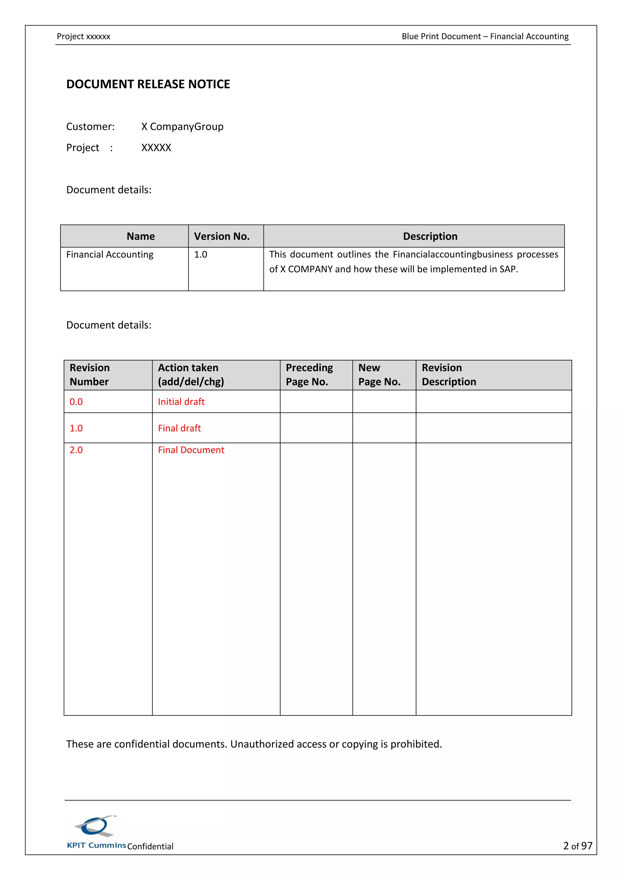 SAP FICO BBP Sample Document PDF NEW! | PDF