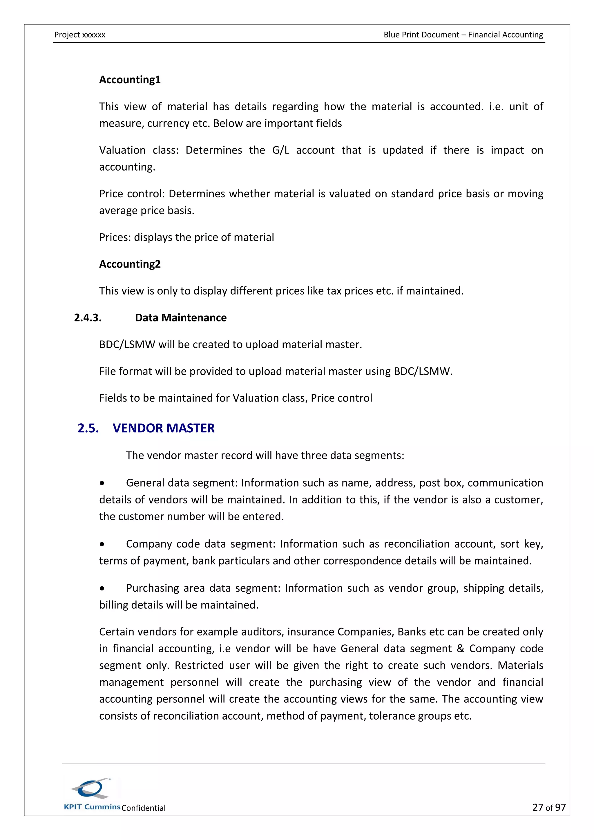 SAP FICO BBP Sample Document PDF NEW! | PDF