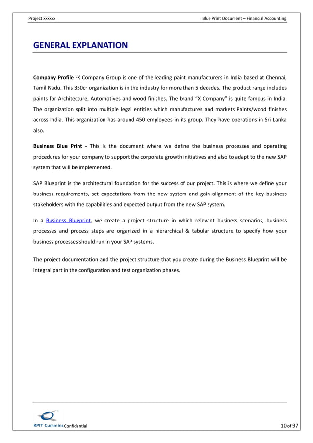 SAP FICO BBP Sample Document PDF NEW! | PDF | Business Accounting ...
