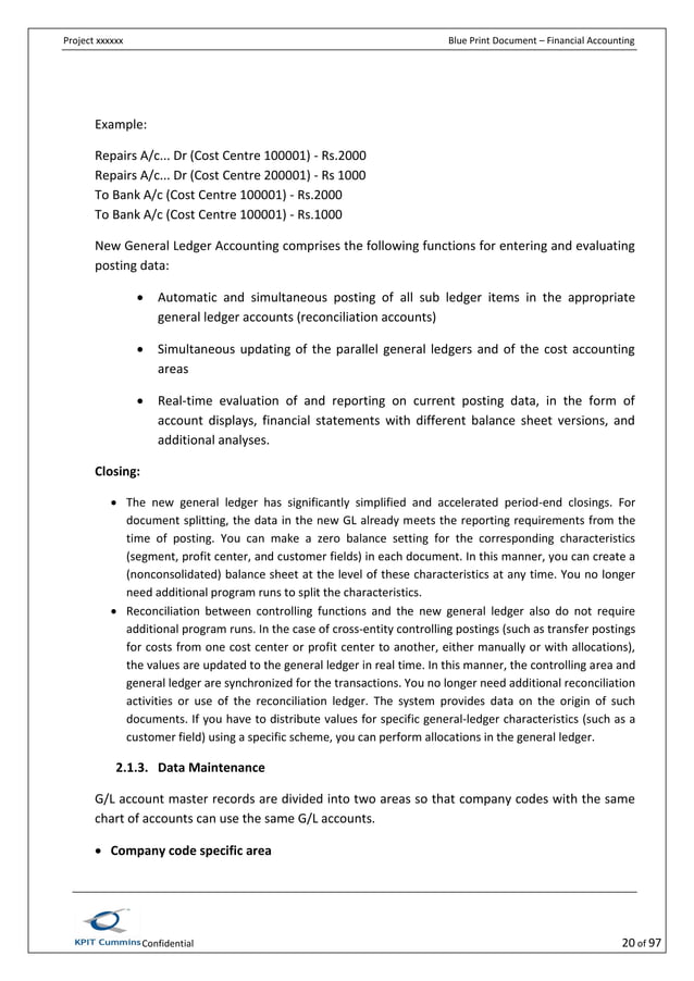 SAP FICO BBP Sample Document PDF NEW! | PDF | Business Accounting ...