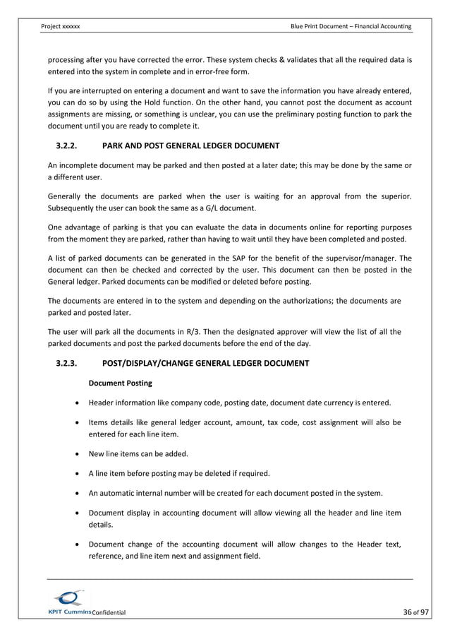 SAP FICO BBP Sample Document PDF NEW! | PDF | Business Accounting ...