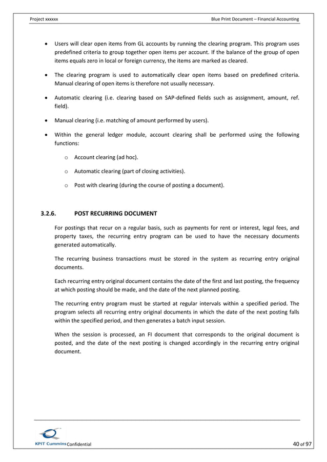 SAP FICO BBP Sample Document PDF NEW! | PDF | Business Accounting ...