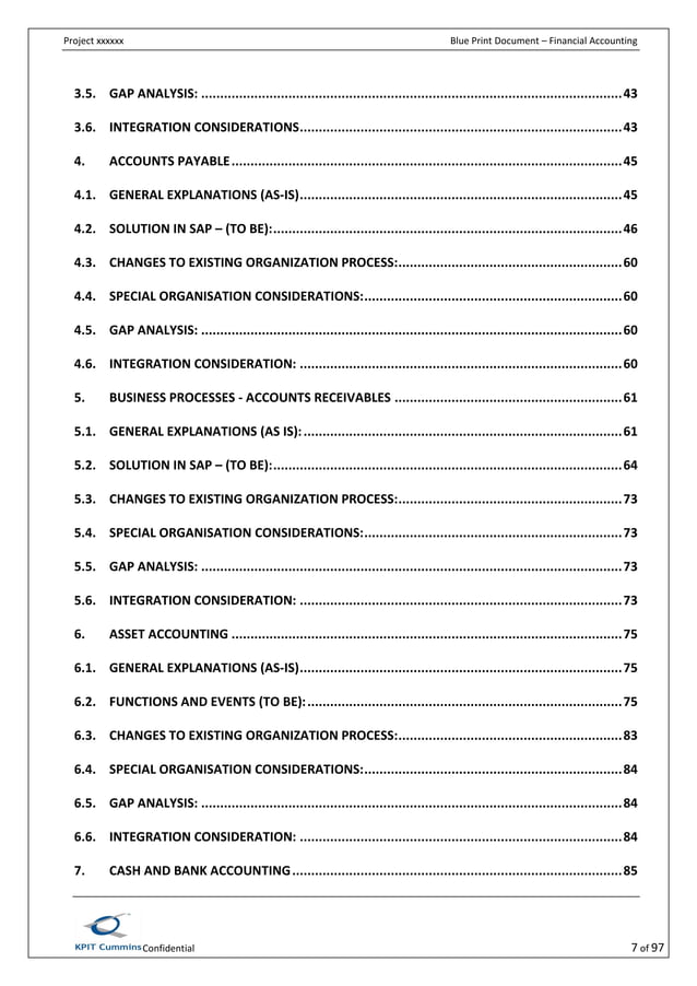 SAP FICO BBP Sample Document PDF NEW! | PDF