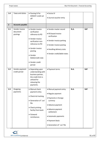 SAP FICO BBP Sample Document PDF NEW! | PDF
