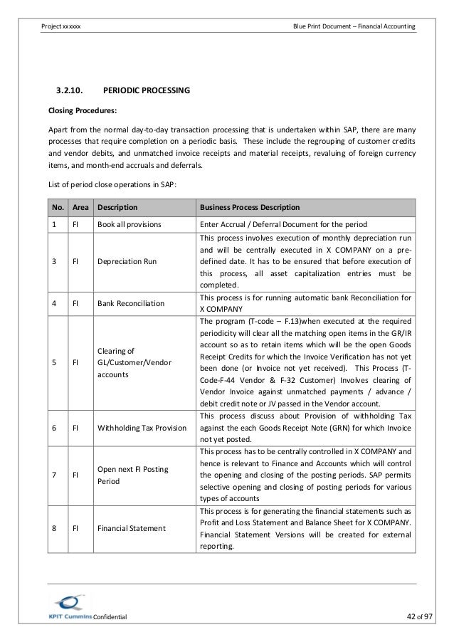 Business Process Procedure Template Sap Center - memultiprogram