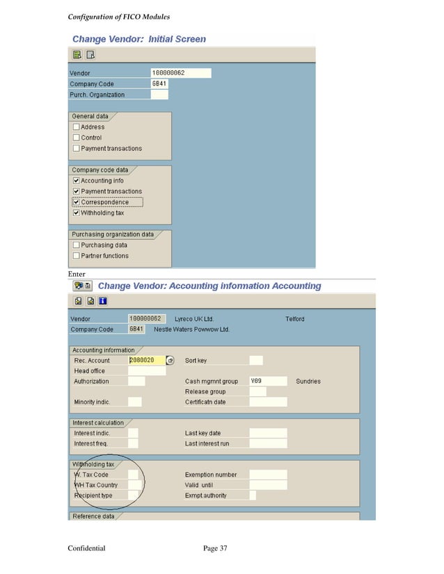 Sap fico-configuration-guide | PDF